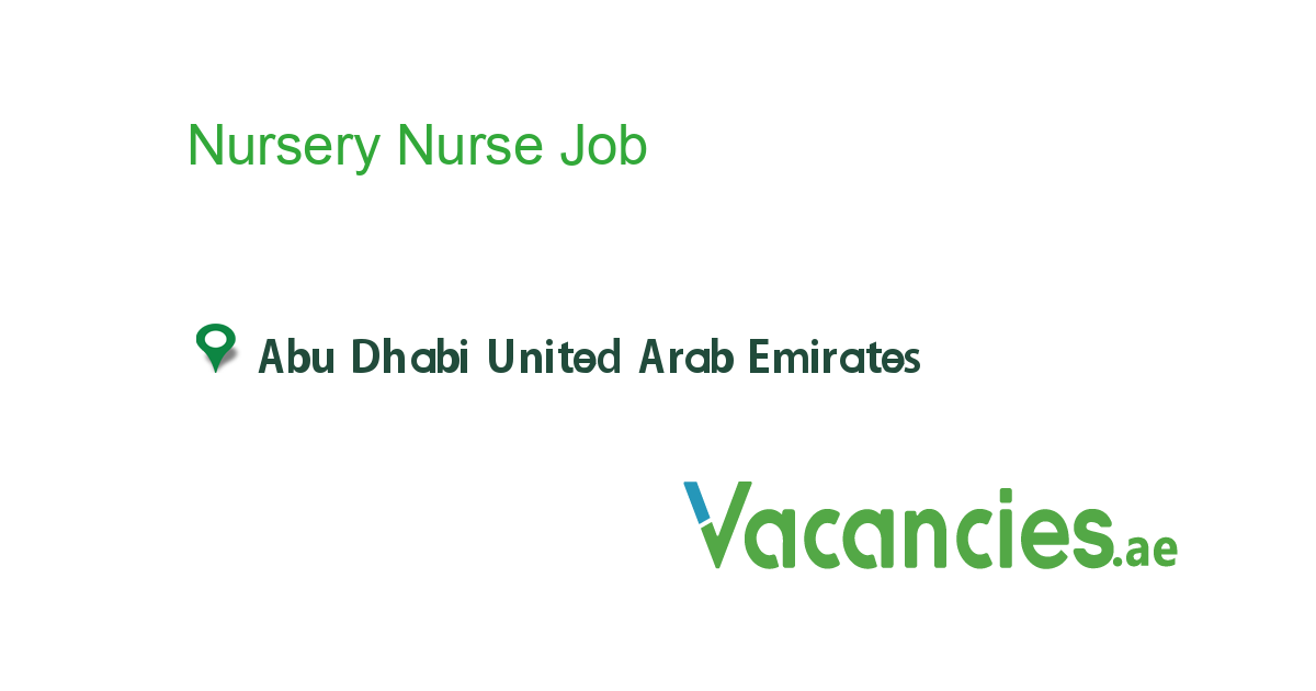 nursery-nurse-job-in-in-abu-dhabi-united-arab-emirates-ref-104906